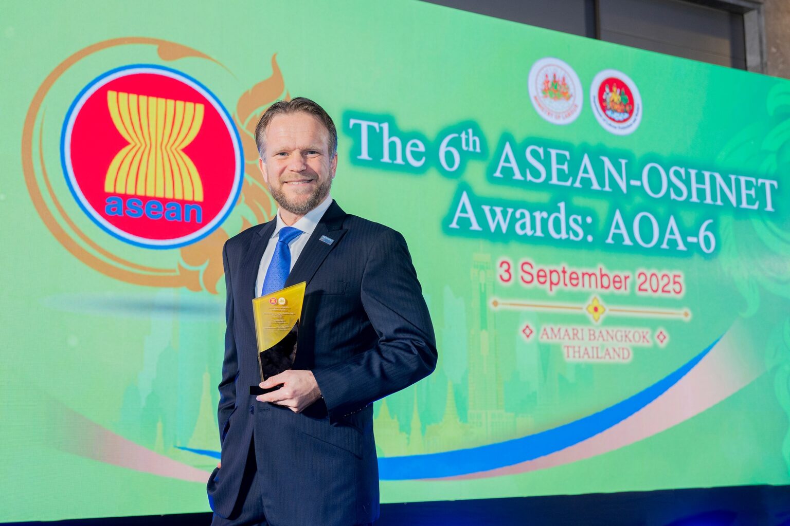 ซันโทรี่ เป๊ปซี่โค ประเทศไทย คว้ารางวัล The 6th ASEAN-OSHNET Excellence ...